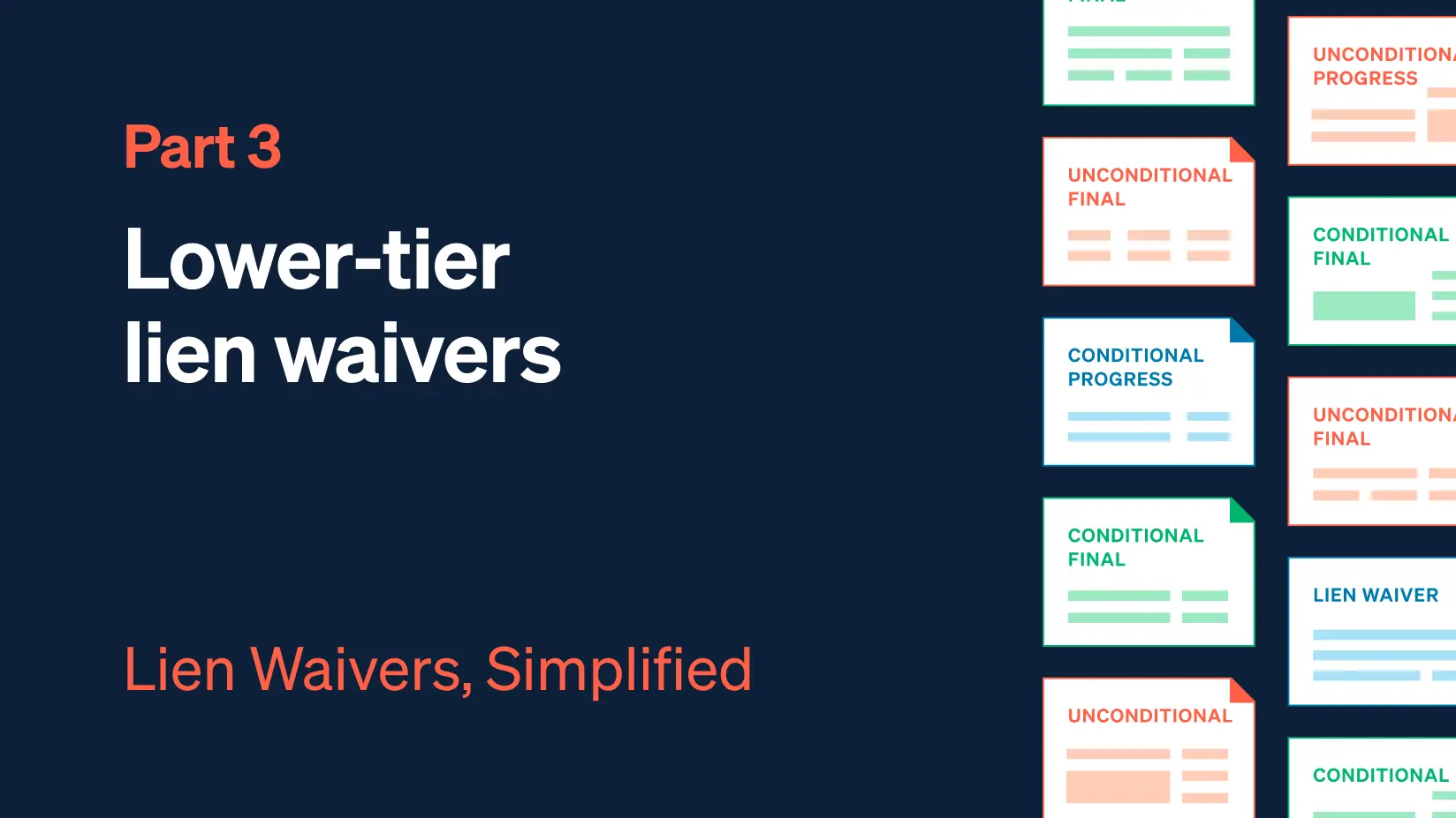 Lien Waivers, Simplified — Part 3: Lower-tier lien waivers